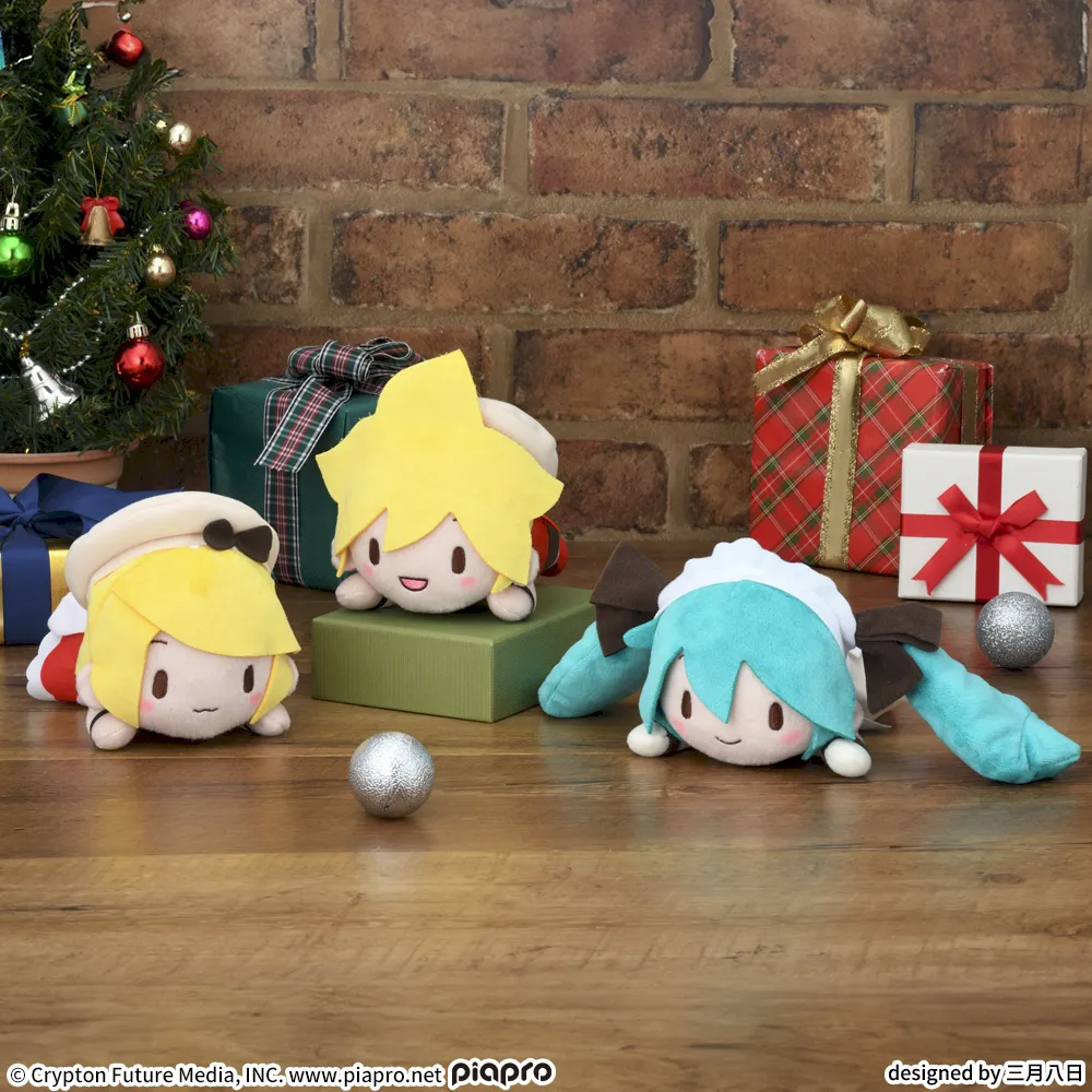 Fuwa Petit NESOBERI Plush Hatsune Miku Kagamine Rin/Len Christmas 2025 ...