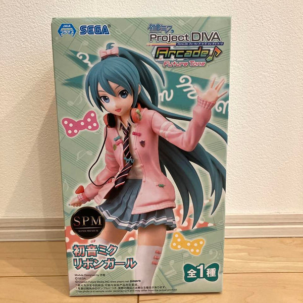 Project DIVA Arcade Future Tone SPM Figure Hatsune Miku Ribbon Girl ...