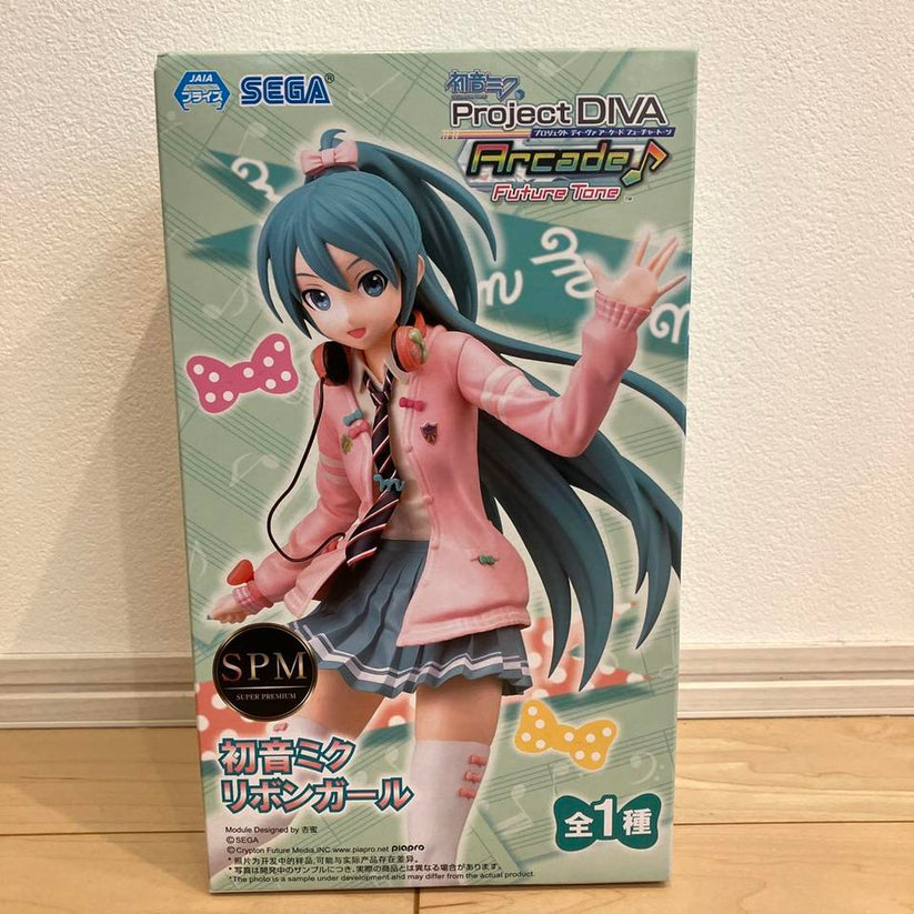 Project DIVA Arcade Future Tone SPM Figure Hatsune Miku Ribbon Girl ...
