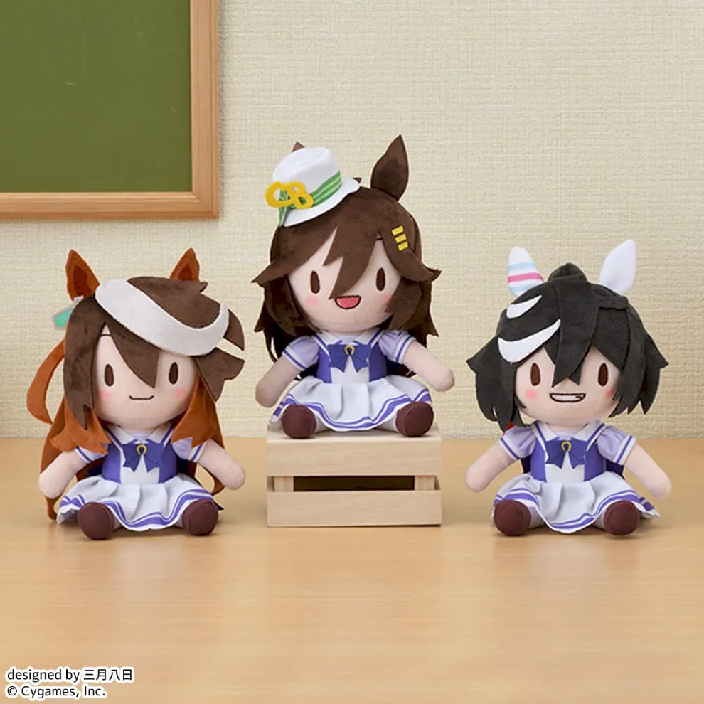 Uma Musume Symboli Rudolf/Mr. C.B./Katsuragi Ace Fuwapuchi Plush Vol.3 ...